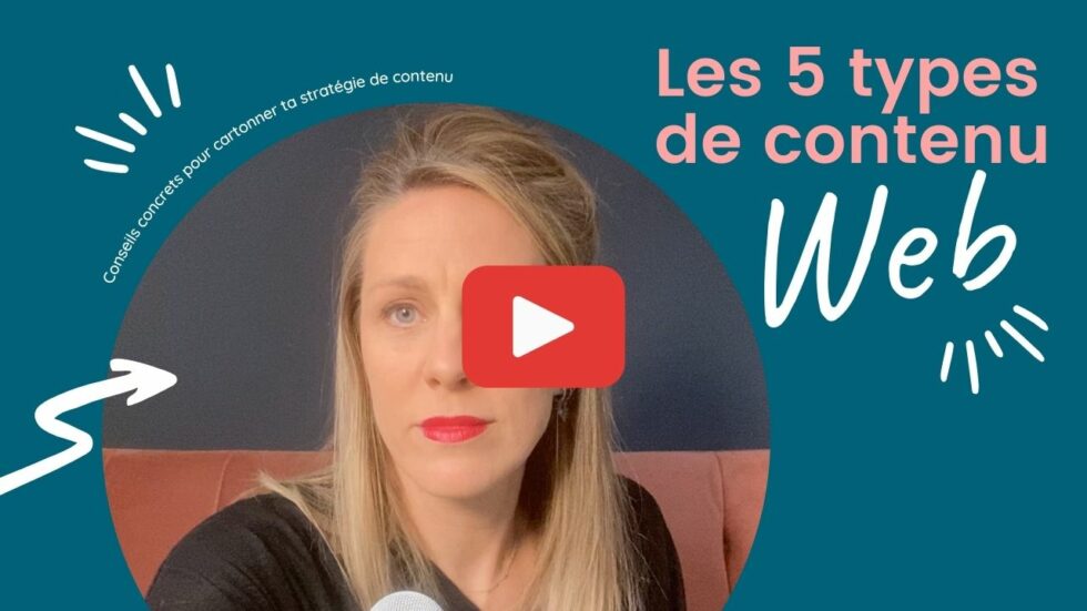Les 5 grands types de contenus web - BETTERWEB